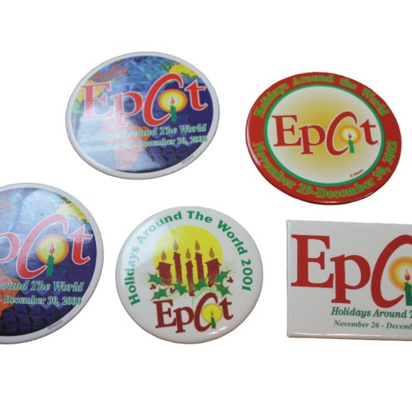 Disney | Other | Walt Disney World Epcot Holidays Around The World Pins ...